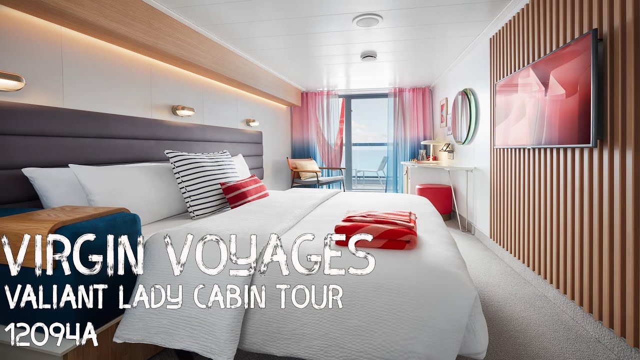 Virgin Voyages, Valiant Lady, Sea Terrace Cabin Tour of 12094A - YouTube