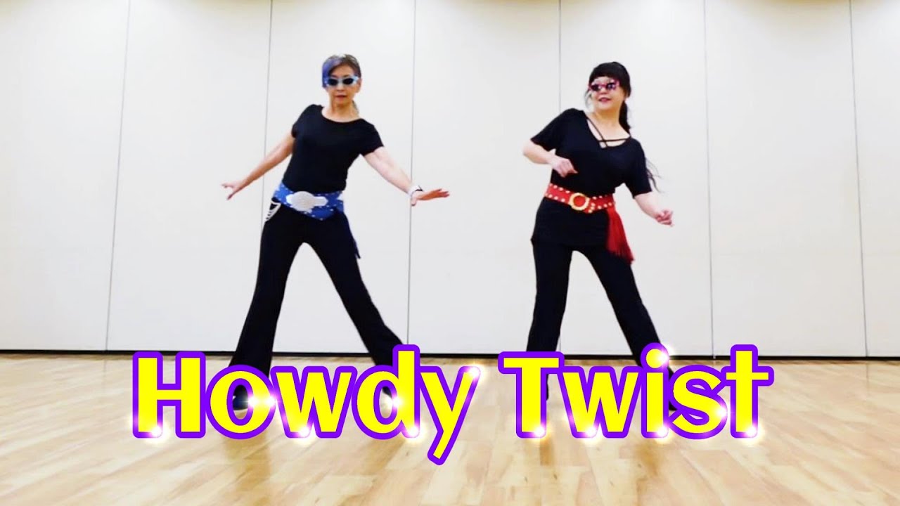 Howdy Twist ～Country Line Dance～ Demo - YouTube