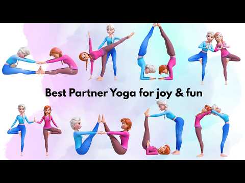 Best Partner Yoga for Joy & Fun | Easy Yoga poses with Friends