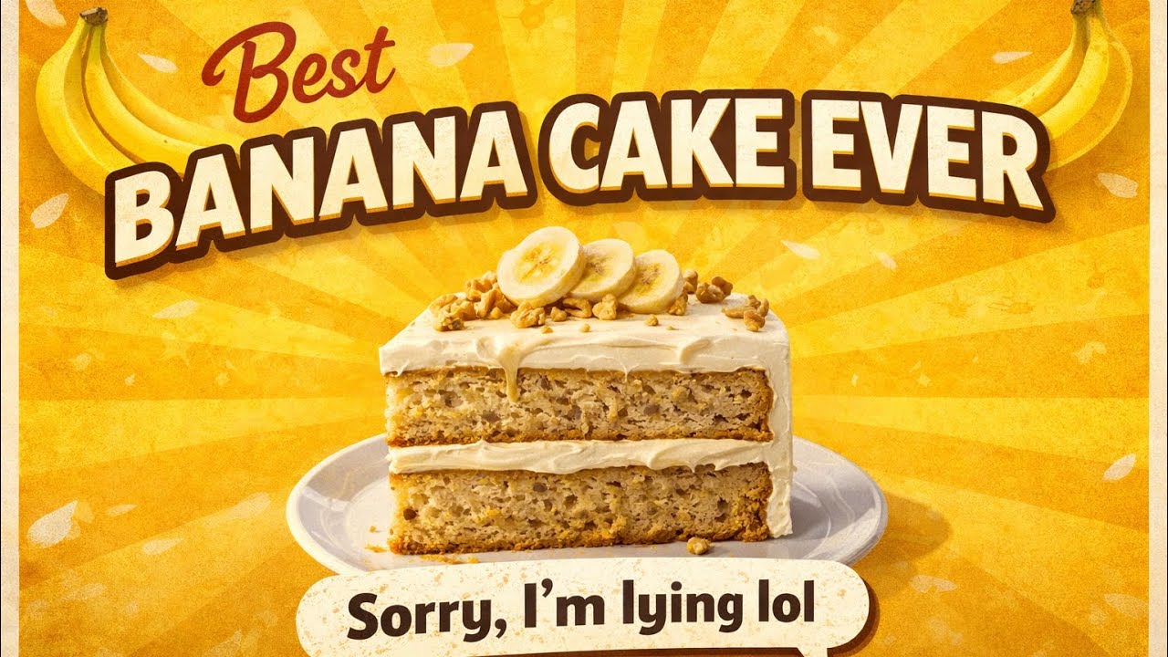 Banana Cake recipe| Easiest way to make Banana cake| Five things needed ...