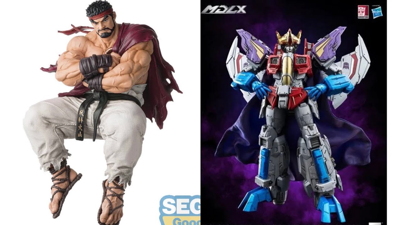 New Street Fighter6 Perching Ryu Sega & Transformers Coronation ...