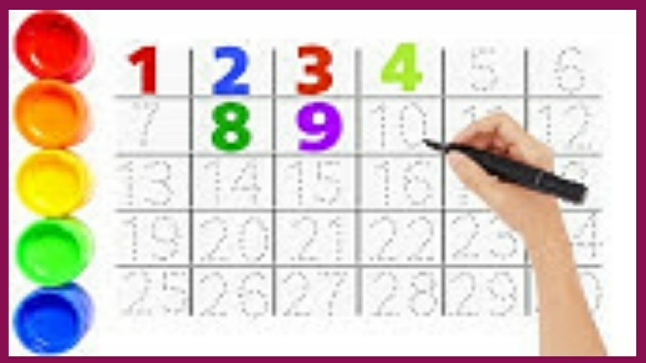 123 number, 123 number names, 1 to 30 numbers, 123 learning for ...