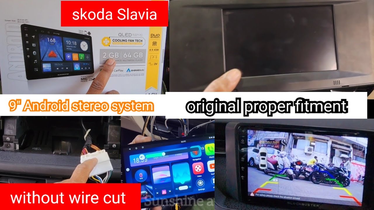 skoda Slavia | blockbuster BBT 204 | 2gb 64gb | 🔥 best android system ...