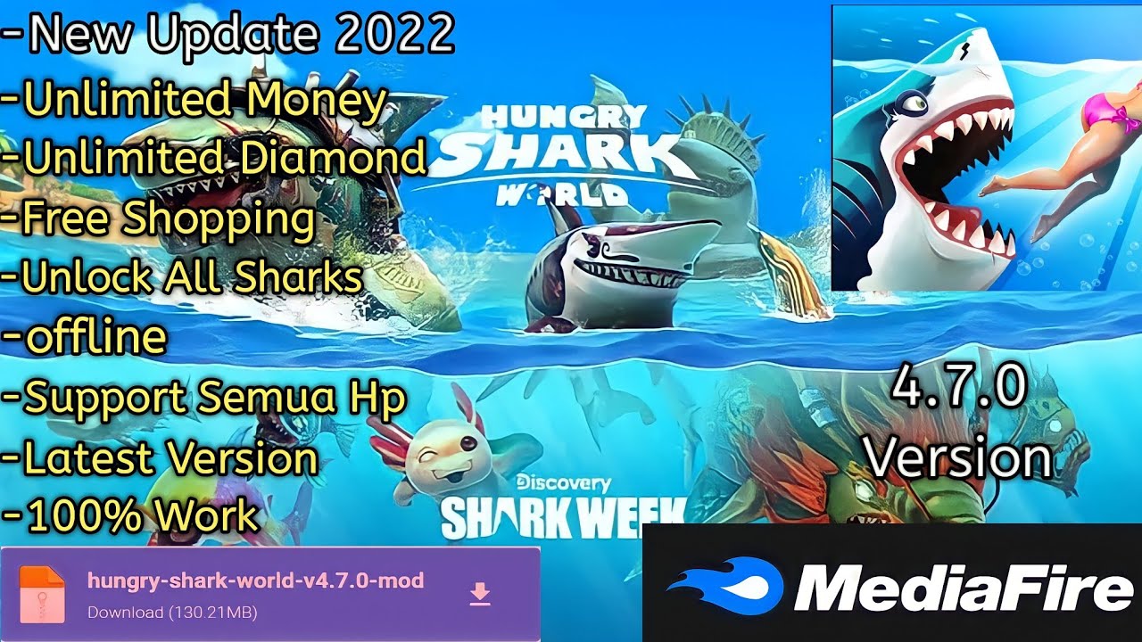 Hungry Shark World Mod 4.7.0 Terbaru 2022| Hungry Shark World Mod New ...