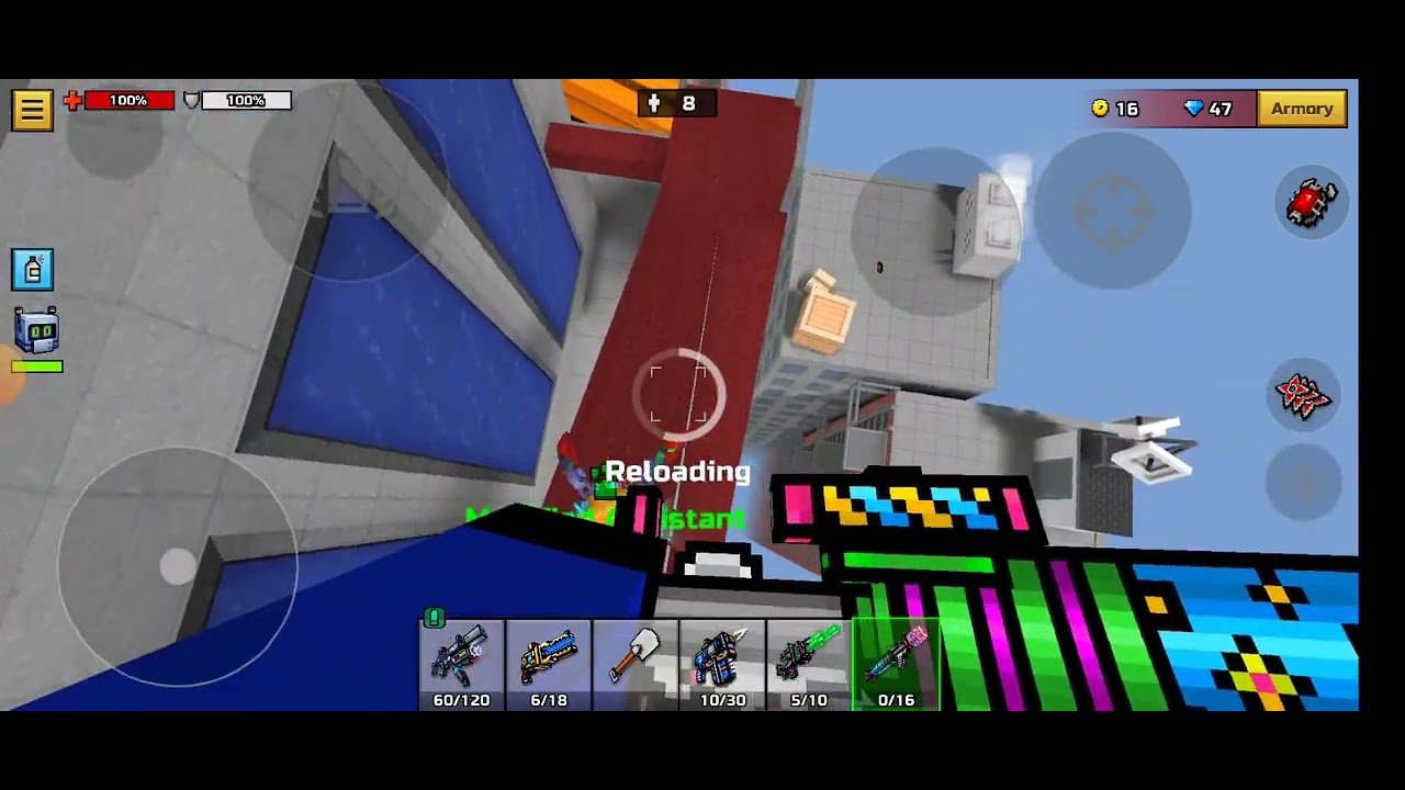 Pixel gun 3d Megalopolis speedrun - YouTube
