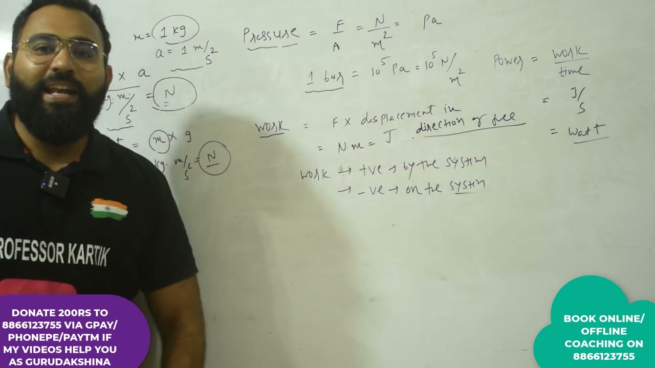 BME EP 03 FORCE, WEIGHT, PRESSURE, WORK & POWER - YouTube