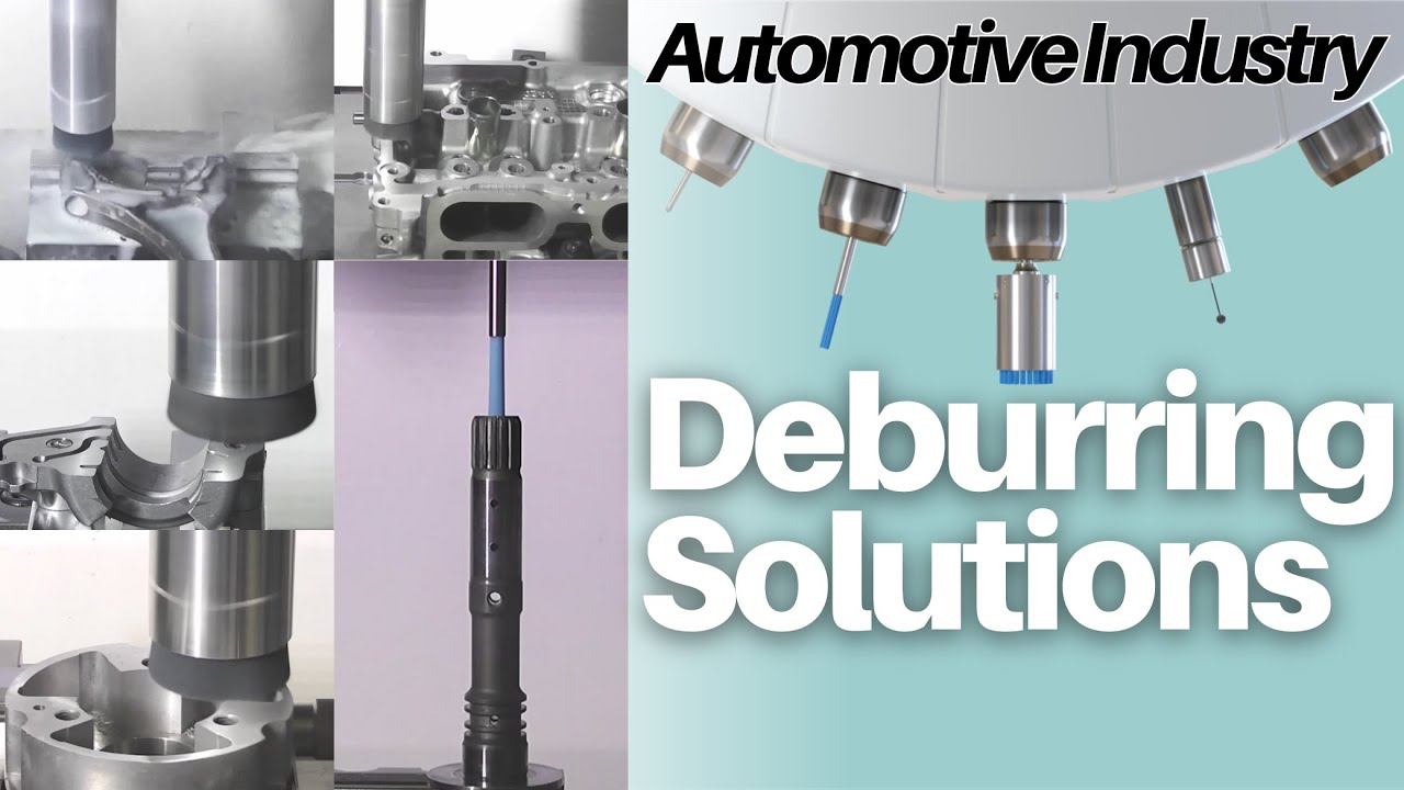 Deburring solutions for Automotive Industry with XEBEC Tools - YouTube