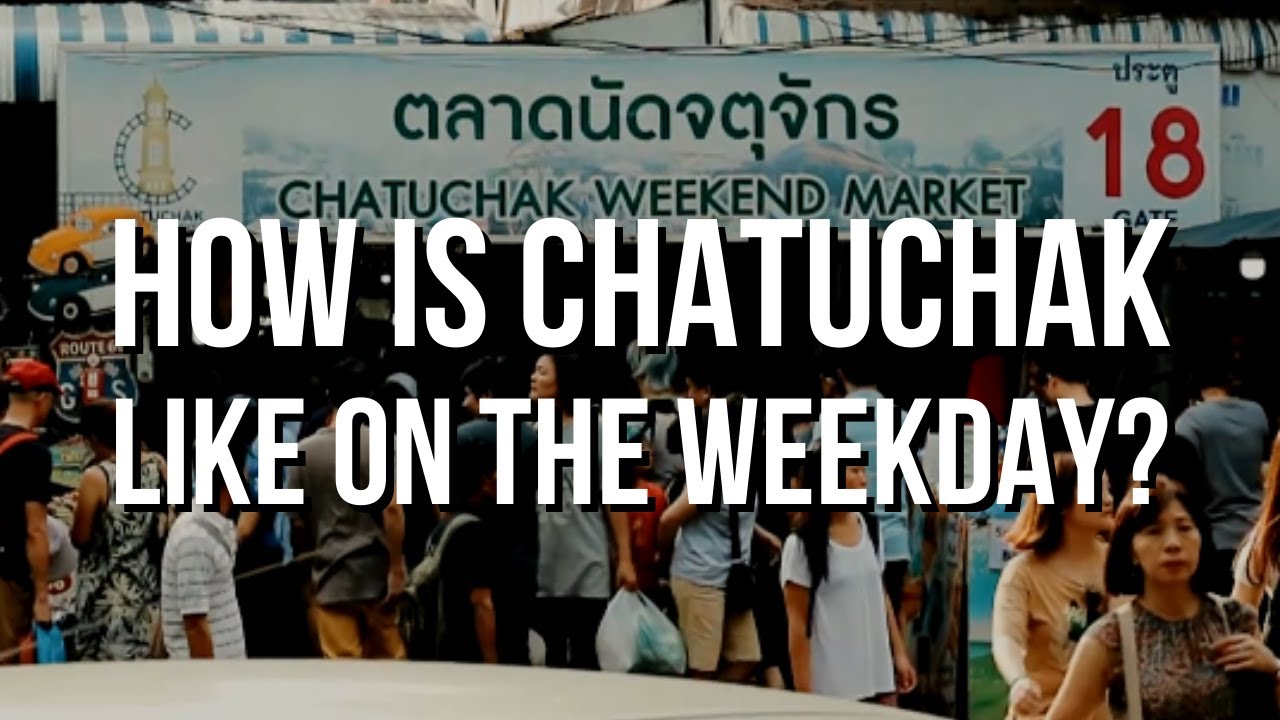 EXPLORING CHATUCHAK MARKET ON THE WEEKDAY Bangkok Thailand Virtual Tour ...