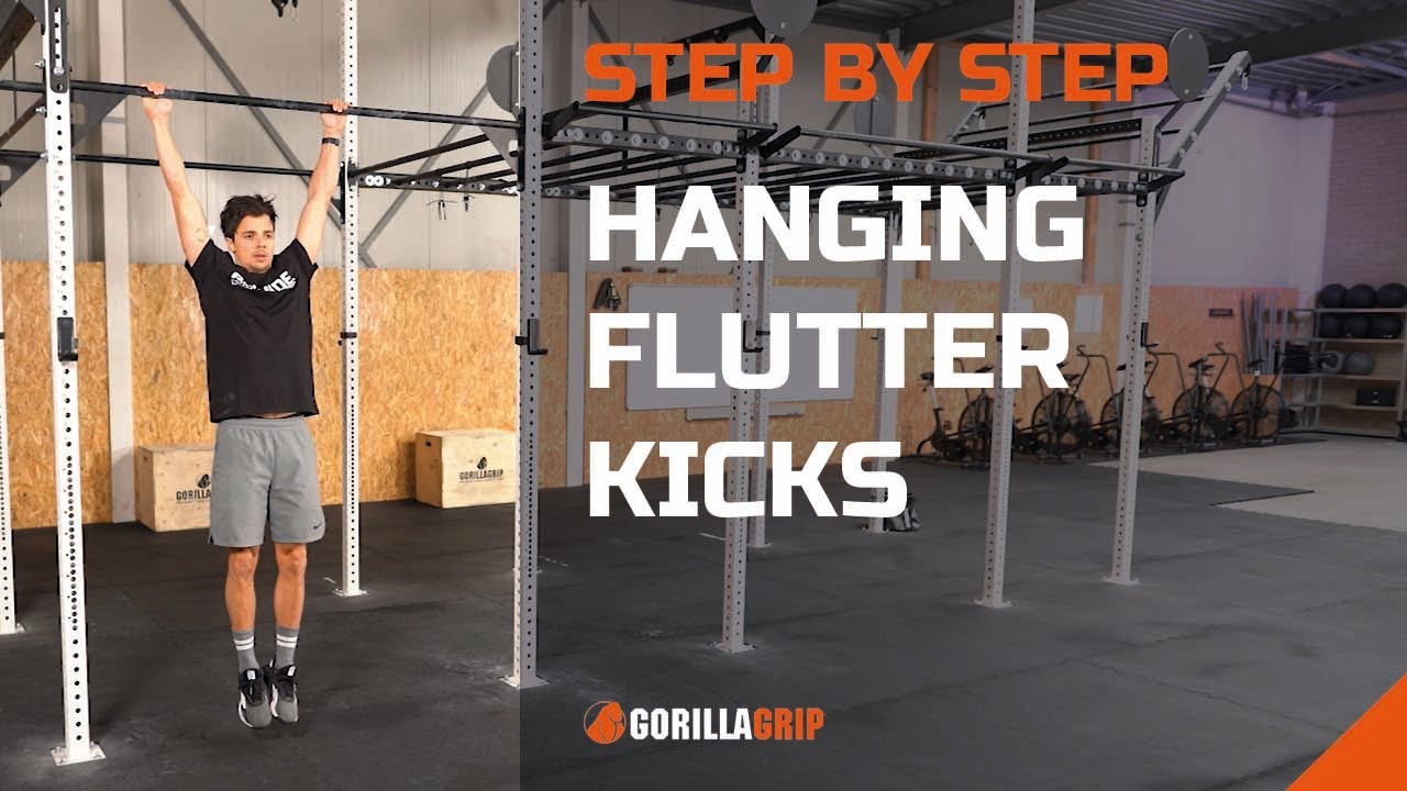Step by Step Hanging Flutter Kicks - YouTube