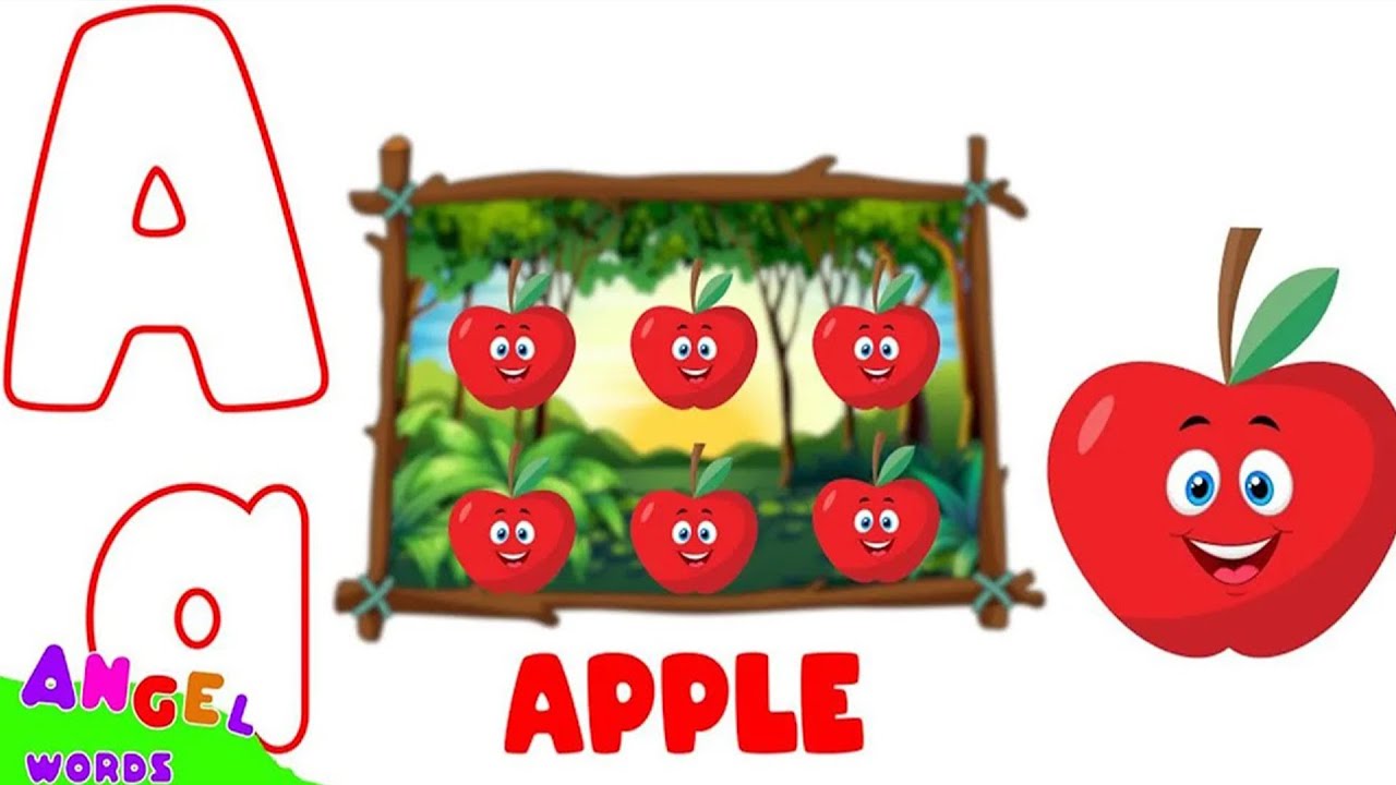 Angel WordsPhonics Song For Toddlers ABC Phonics Song A for Apple ...