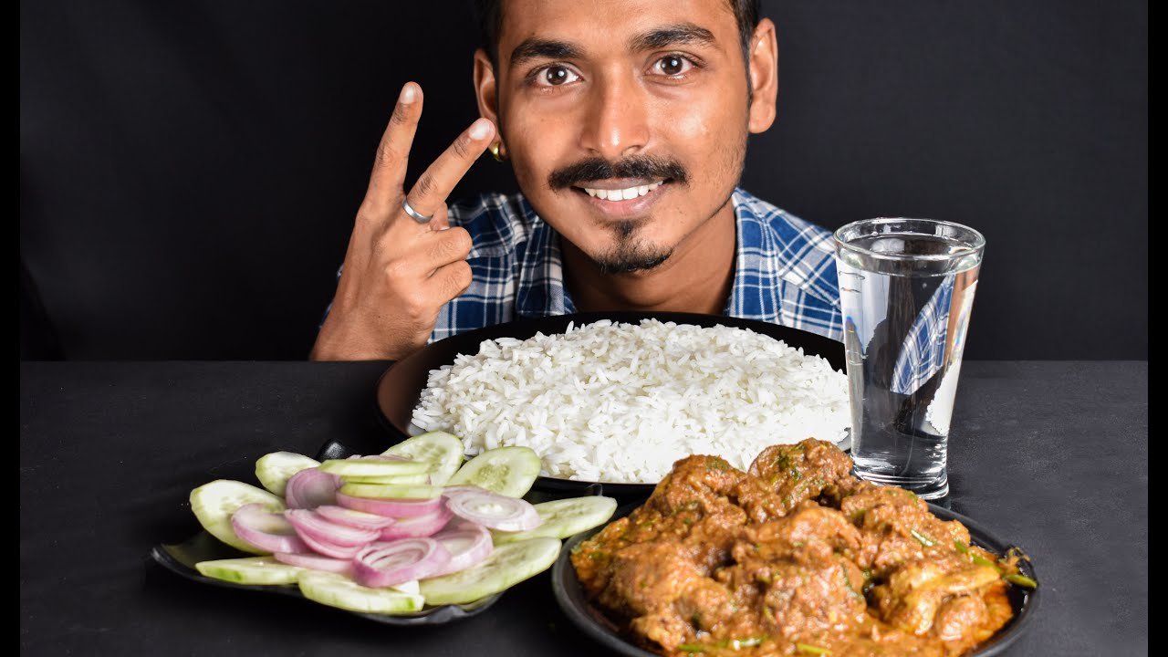 SPICY CHICKEN KALEJI & STOMACH CURRY SALAD RICE | ASMR VIDEO | MUKBANG VIDEO | Rekha's Food Vlog ...