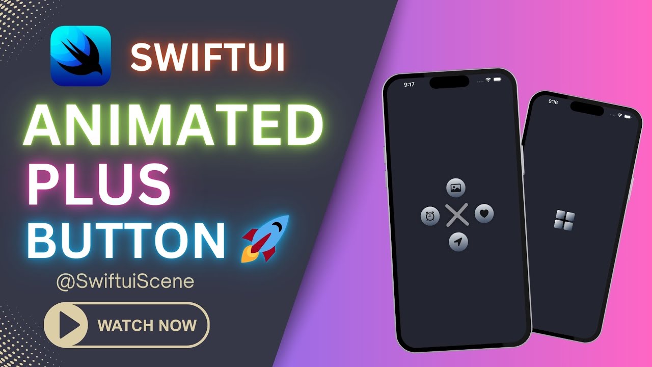 🚀 Swiftui Animated Plus Button 💡 Interactive Expanding Views With Sf Symbols Youtube