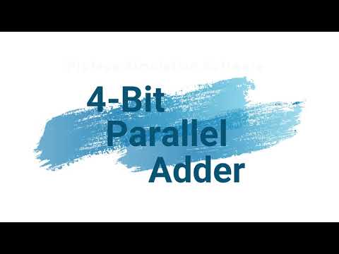 4 Bit Parallel Adder in Proteus Simulation Software | Digital Logic ...