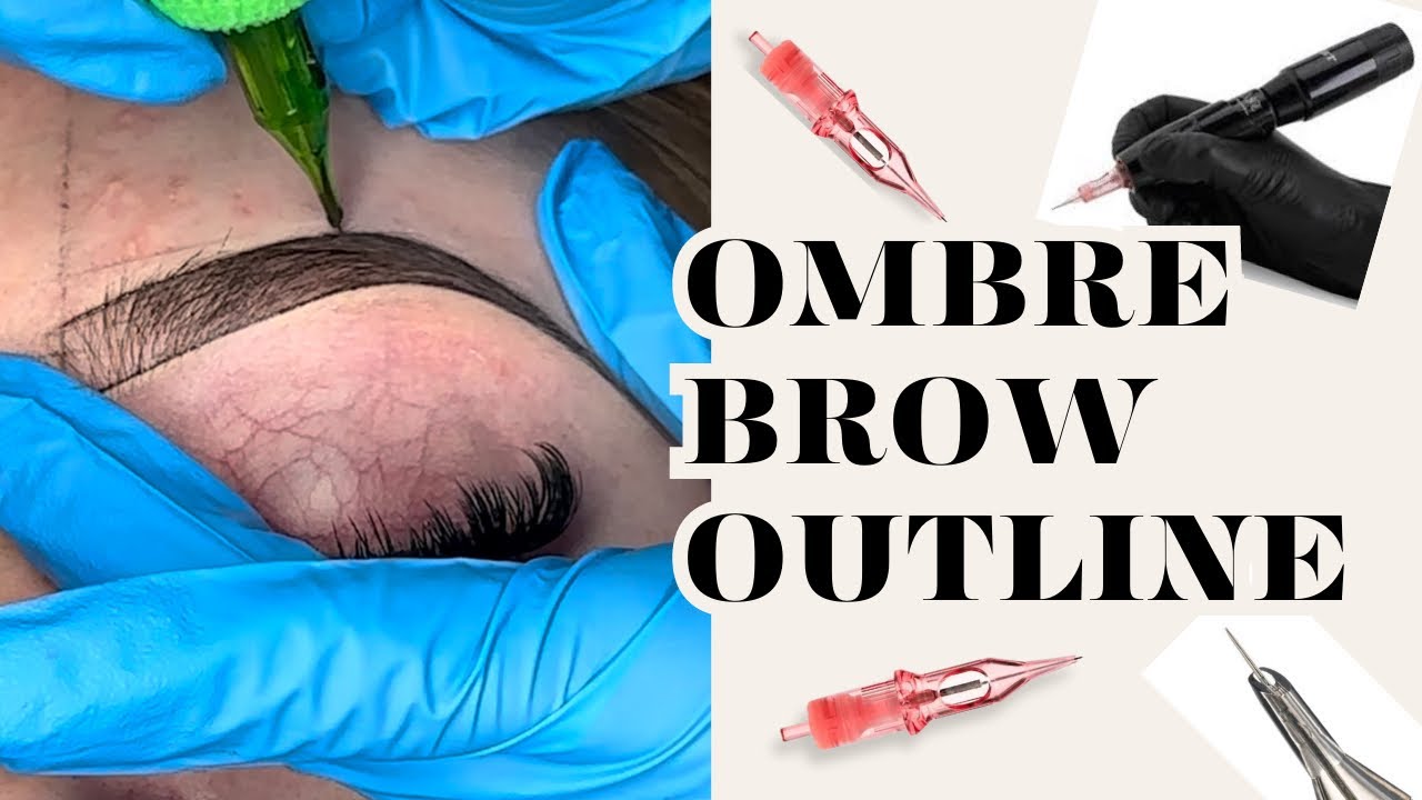 When And How To Outline For OmbrÉ Powder Brows Youtube