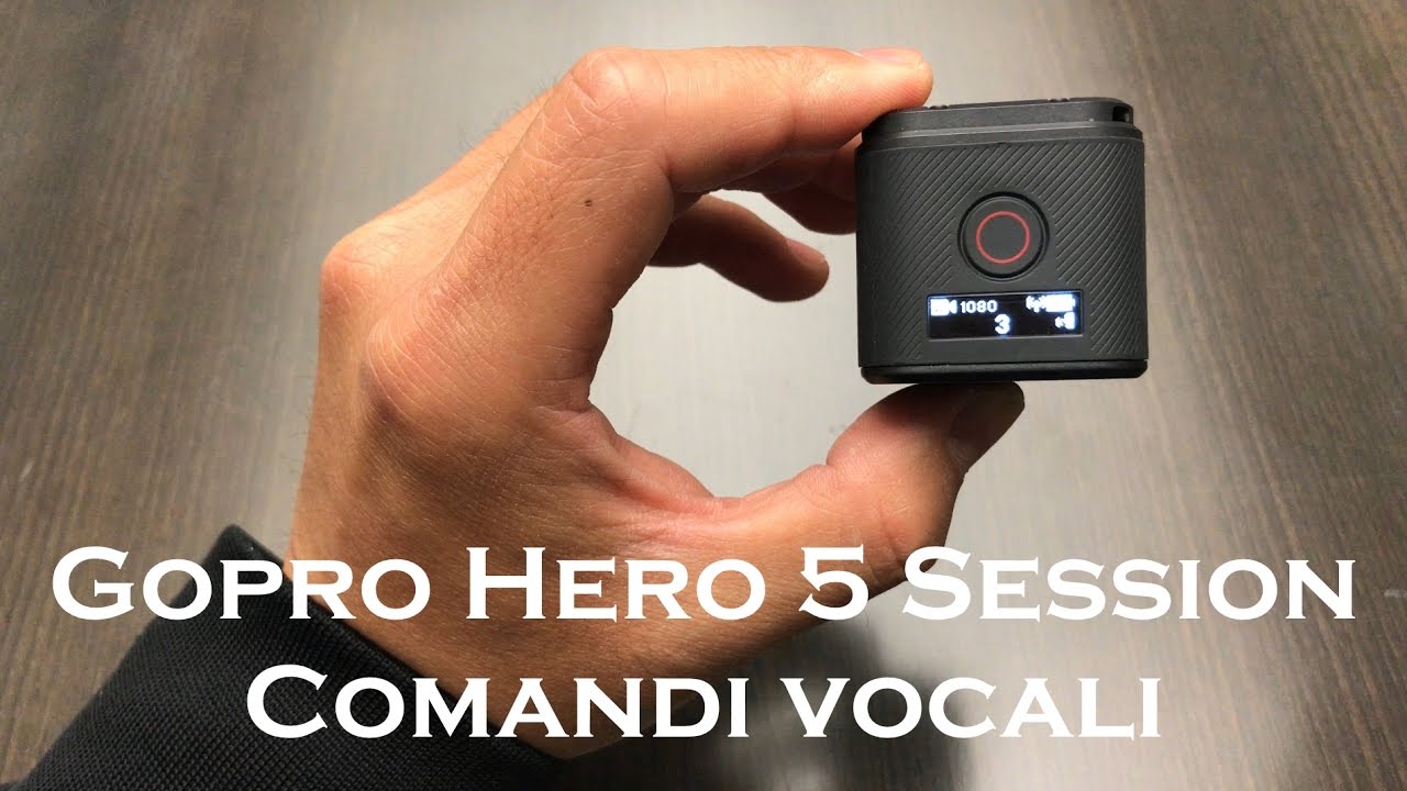 GoPro Hero 5 Session: Tutorial Comandi Vocali come usare Voice Control ...