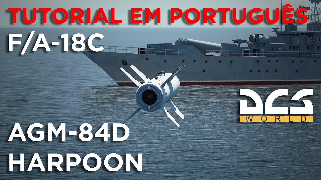 Tutorial DCS: F/A-18C - AGM-84D Harpoon - YouTube