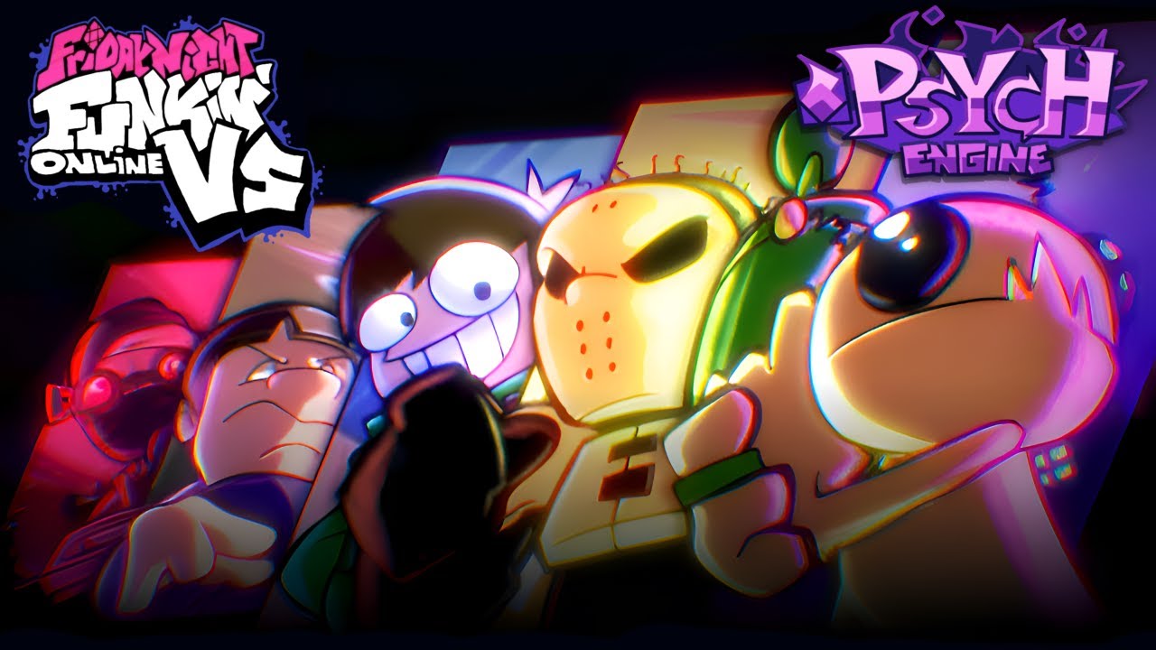 FNF Online (Vs Challenges) Android Port (Psych Engine) - YouTube