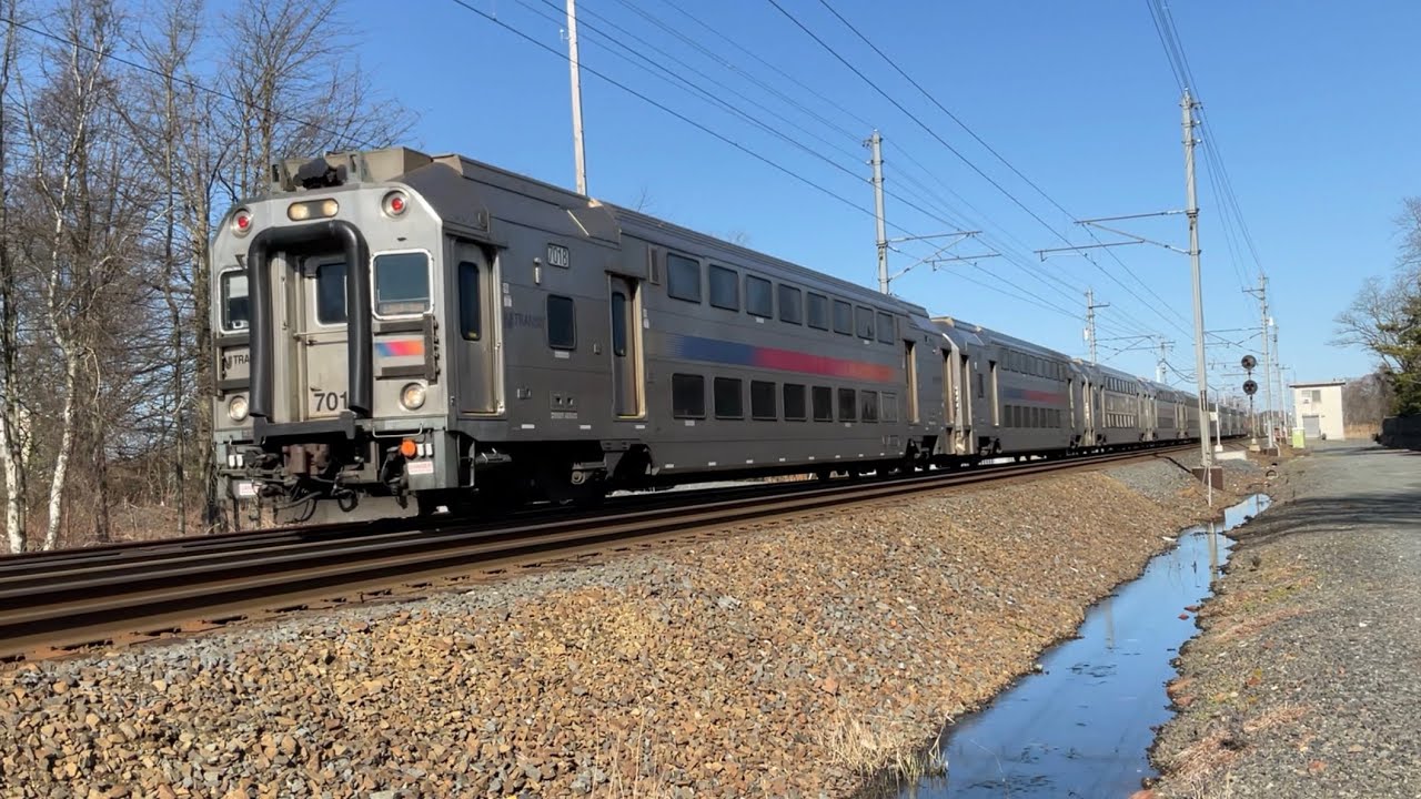 NJ Transit ALP-46A #4656 NJCL Train 3284 Oceanport NJ - YouTube