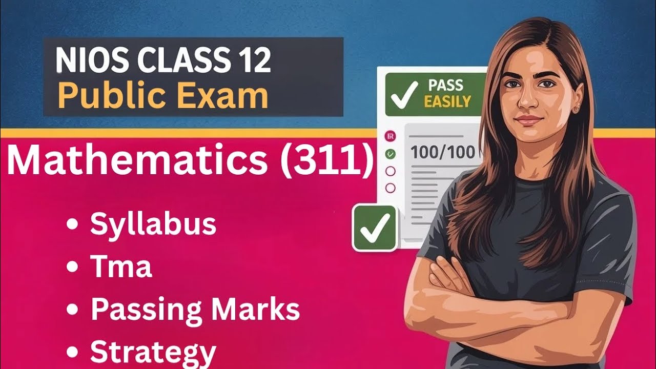 NIOS Class 12th Mathematics (311) April 2026 new Syllabus || NIOS New ...