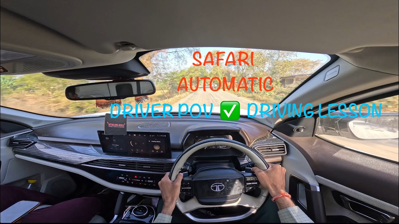 How to drive Tata safari automatic in Hindi || SAFARI Automatic 🚗 - YouTube