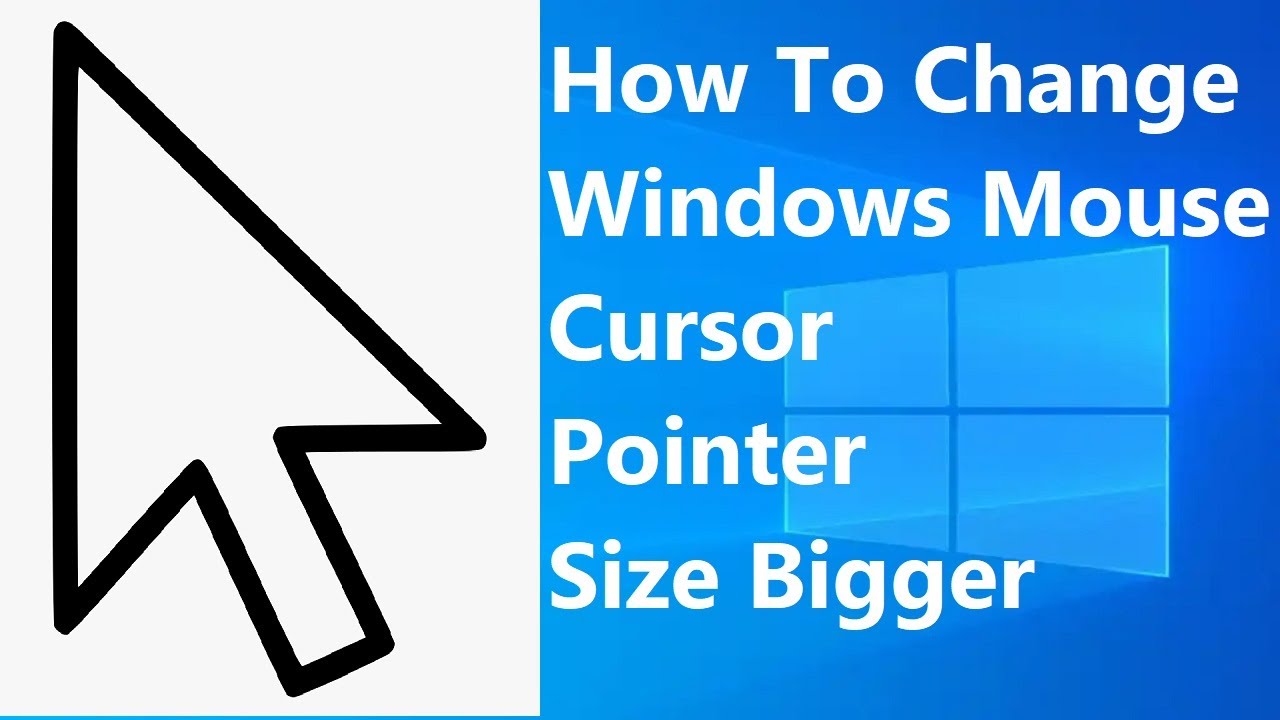 How to Make Mouse Cursor Bigger in Windows 10 | Change Pointer Size in ...