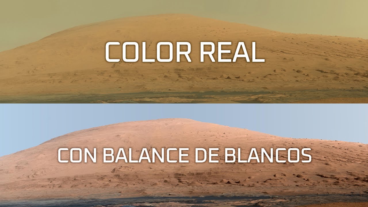 DESCUBRE EL VERDADERO COLOR DE MARTE - YouTube