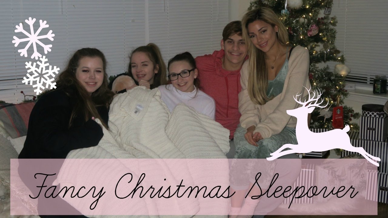 Christmas Sleepover with Niki, Gabi, and Friends ♡ - YouTube