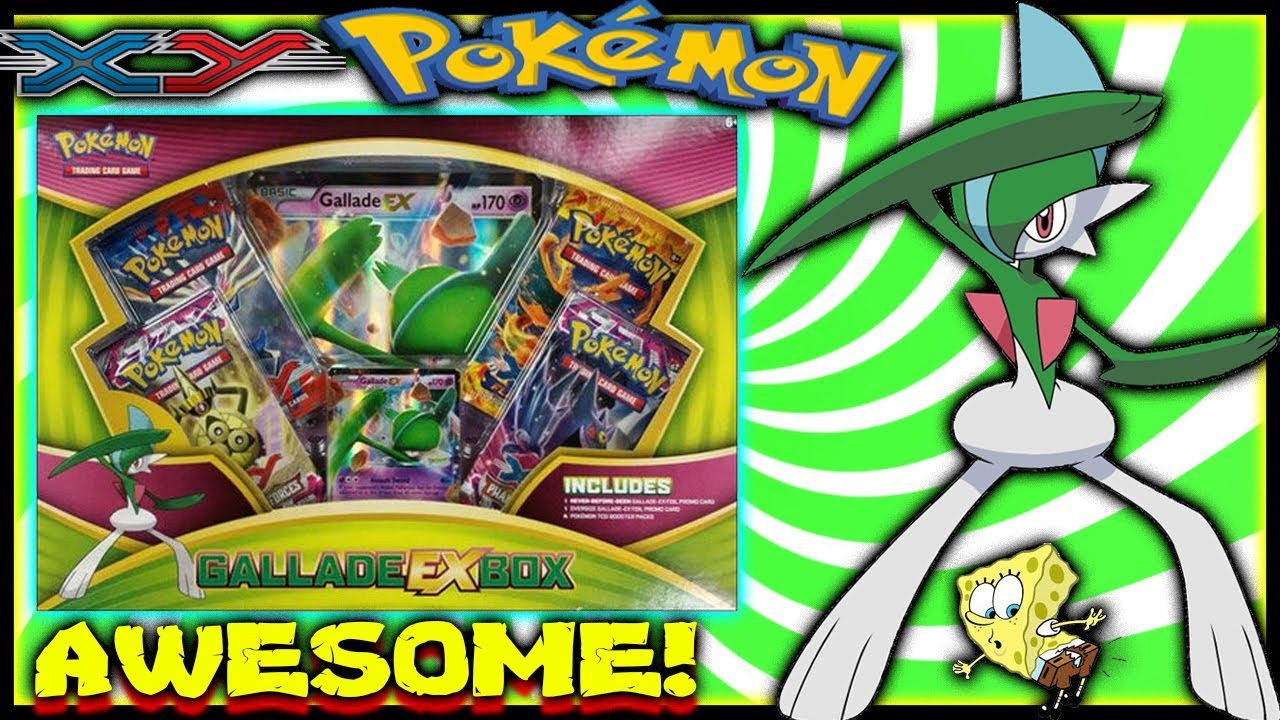 POKEMON GALLADE EX BOX OPENING! SUCH GREAT VARIETY OF BOOSTER PACKS ...