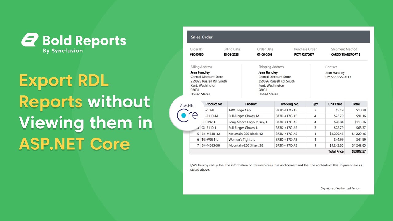 Export Rdl Reports Without Viewing Them In Aspnet Core Applications