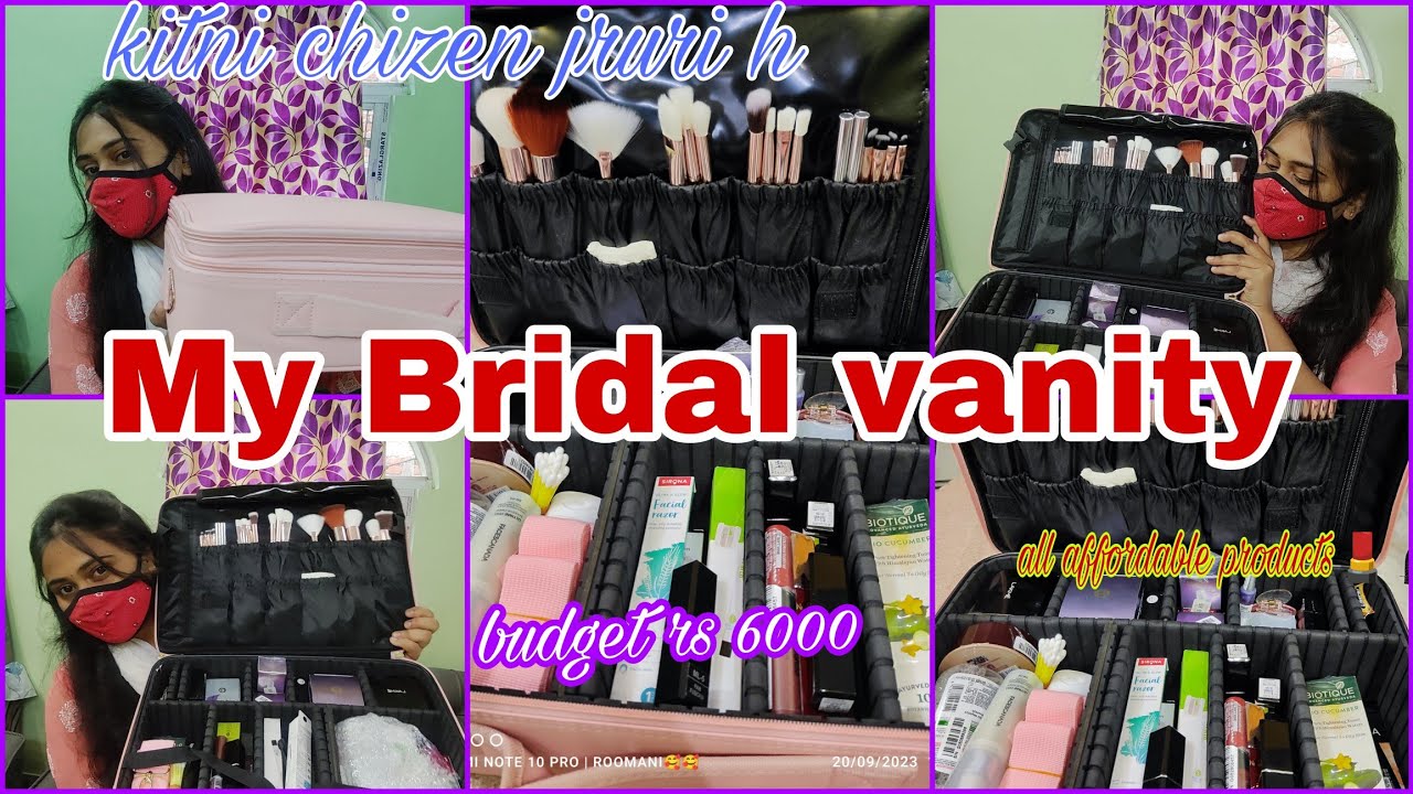 My complete Bridal makeup kit 💄// all affordable products💄💄💅//Bridal ...