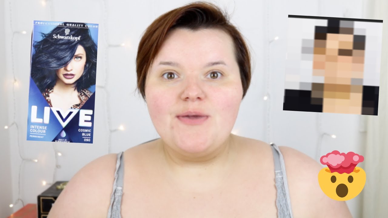 Dying My Hair Cosmic Blue - YouTube