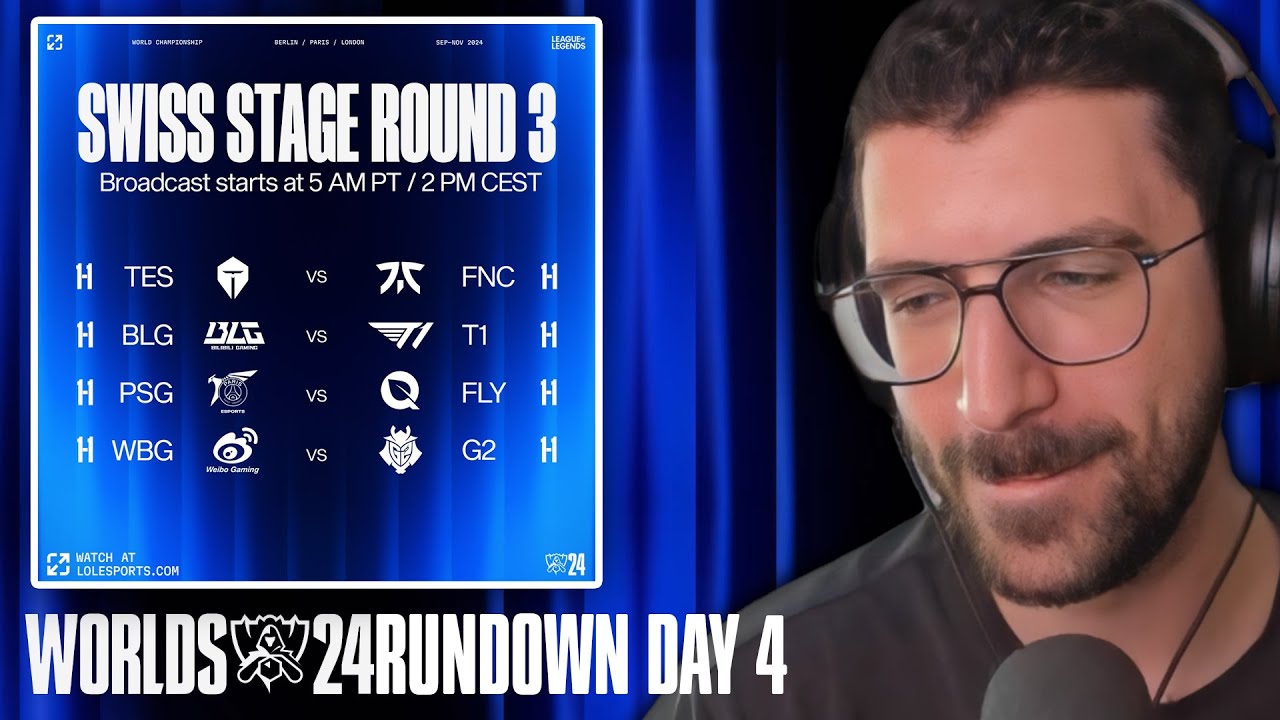 HIGHS AND LOWS AT THE 1-1 BRACKET - WORLDS 2024 Swiss Stage Day 4 Recap ...