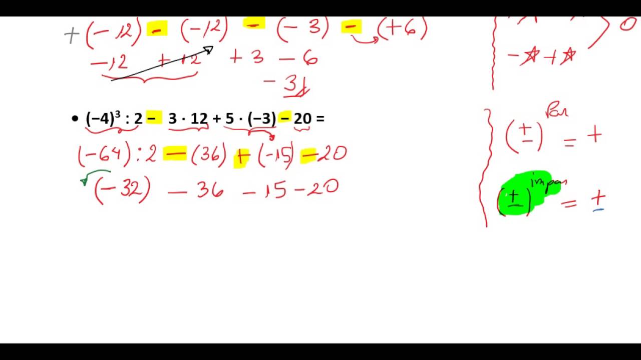 operaciones combinadas 6to-2016 - YouTube