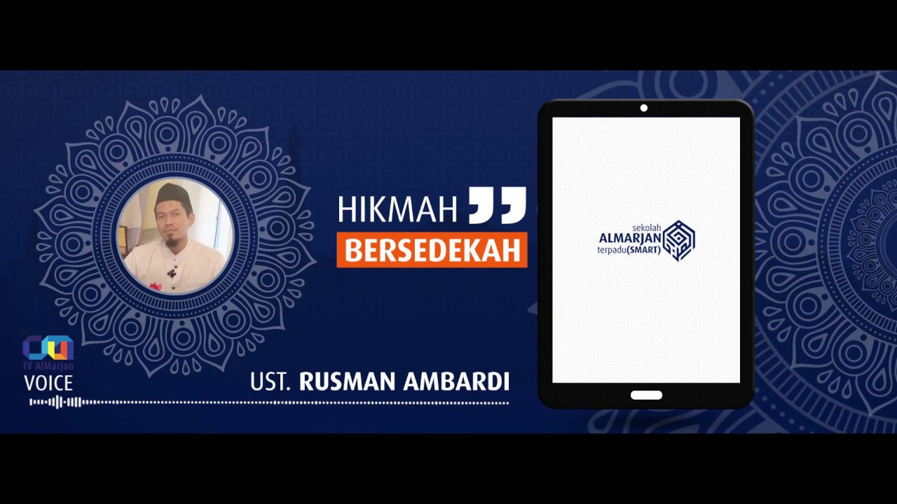 MATERI KARISMA - HIKMAH BERSEDEKAH -UST. RUSMAN AMBARDI - YouTube