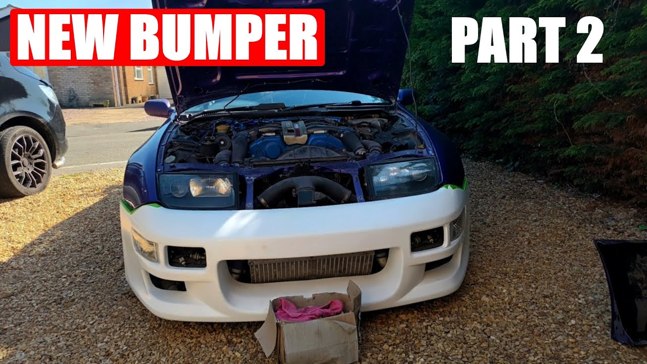 FITTING GREDDY GRACER STYLE FIBREGLASS FRONT BUMPER ON MY 1992 Z32 ...