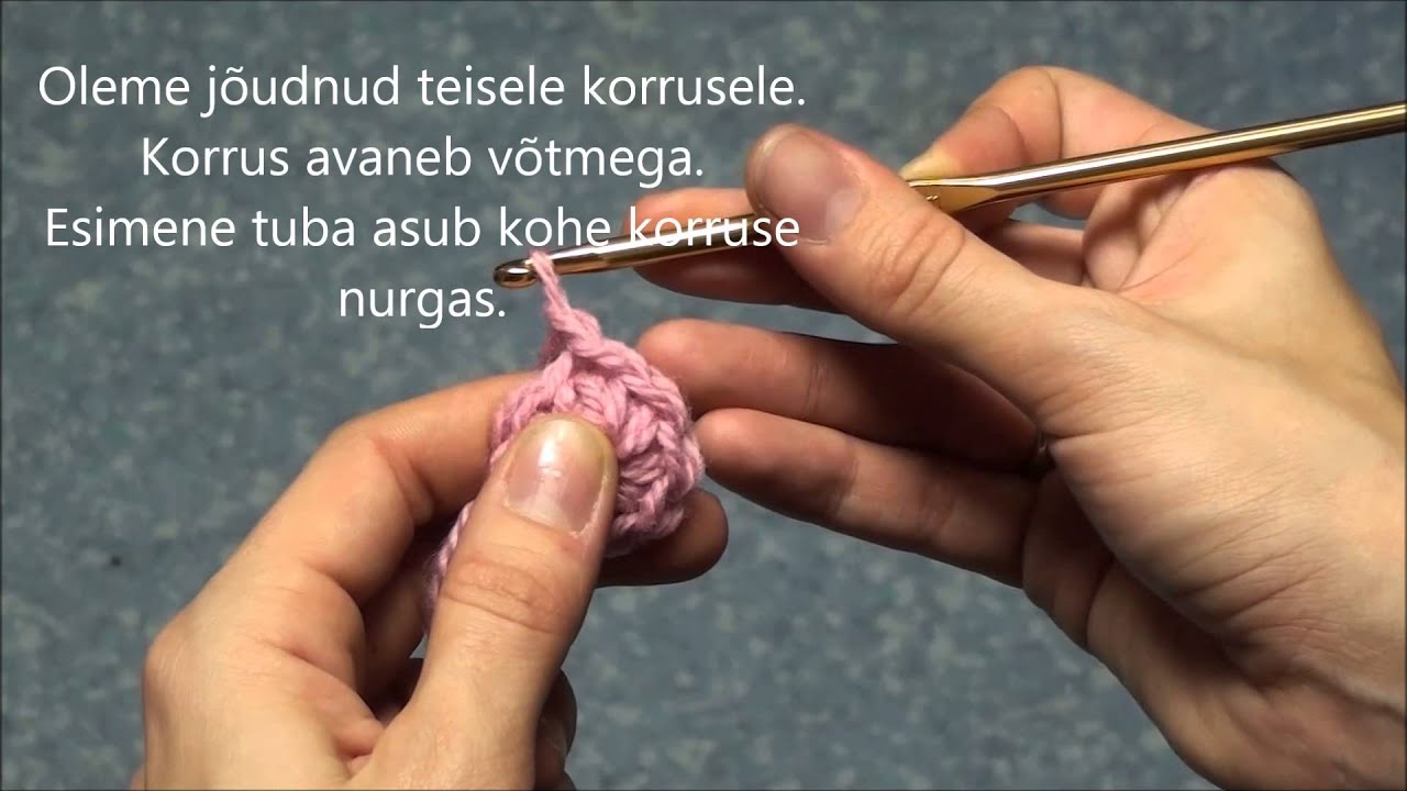 Heegeldamine - ringselt heegeldamine - YouTube