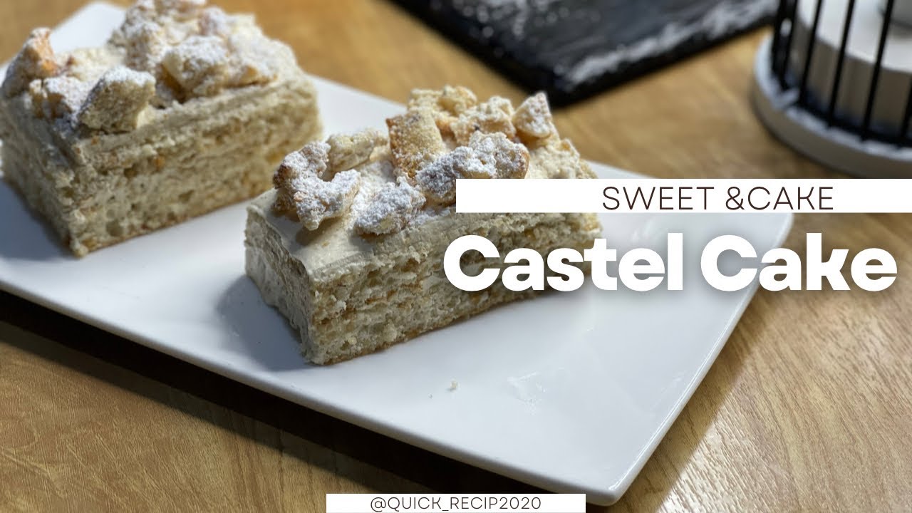 Gâteau Castel au praliné| حلوة الكاستل بكريمة البراليني - YouTube