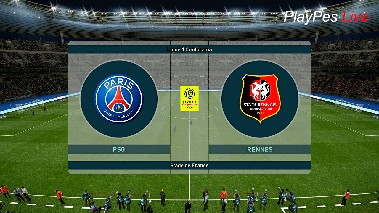 PES 2019 - PSG vs RENNES - Full Match & All Goals - Gameplay PC - YouTube
