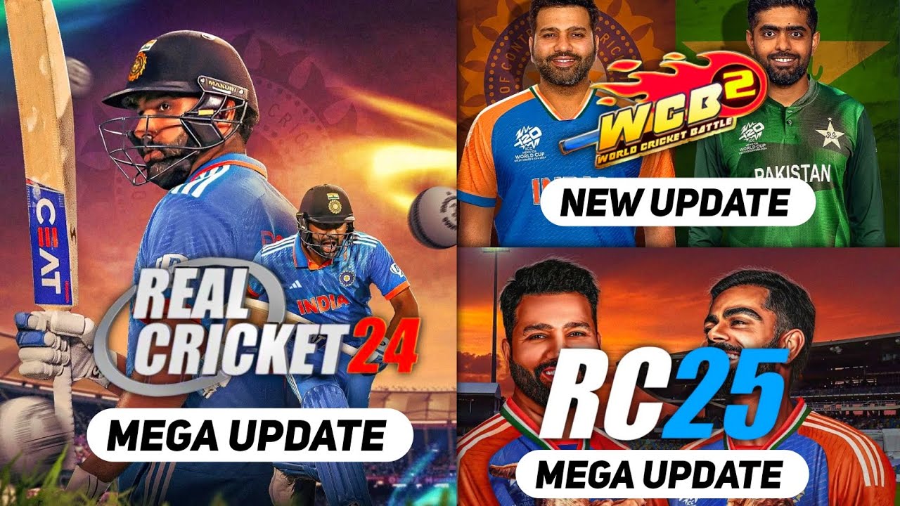 Real Cricket™24 Mega Update | WCB2 New Update | Real Cricket 25 V.4 ...