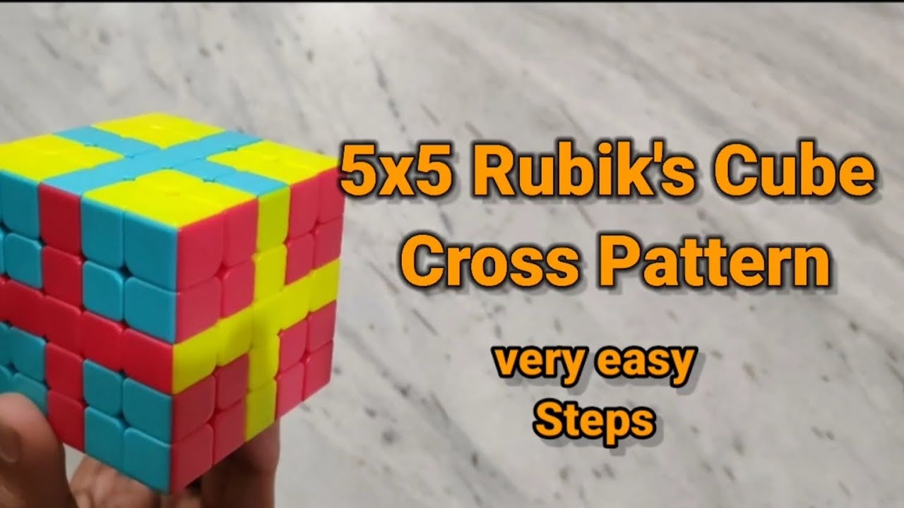 5x5 Rubik's Cube Cross Pattern#rubikscube #youtube #viralvideo - YouTube