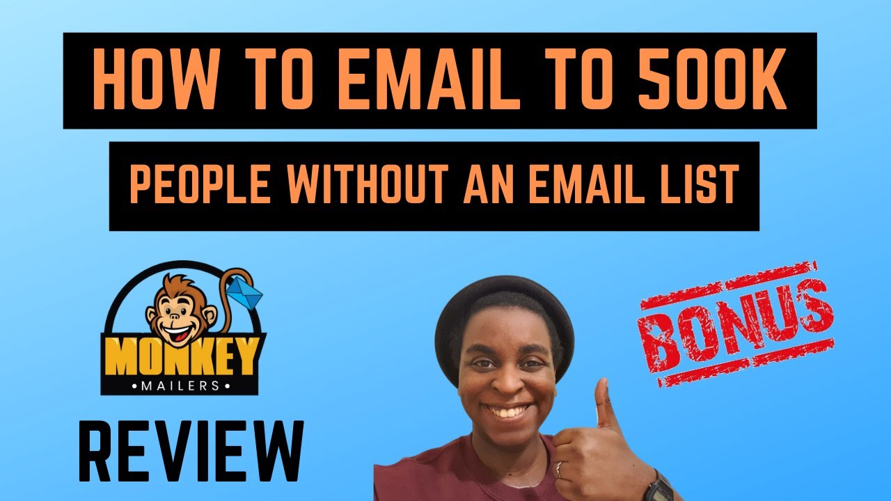Monkey Mailers Review + Bonuses 🔥How To Email Without An Email List 🔥 ...