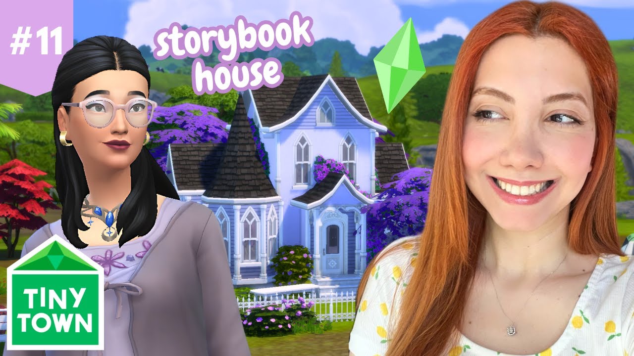 Building a Storybook House! The Sims 4 Tiny Town Challenge (Part 11 ...