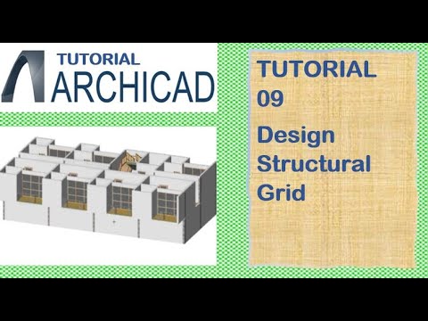 (09) ArchiCAD Essentials: Tutorial ቱቶሪያል | Design Structural Grid - YouTube