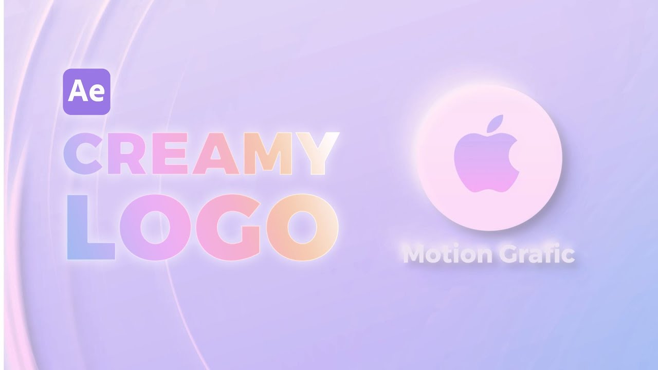 Create Creamy Vivid Logo -- After Effects Tutorial - YouTube