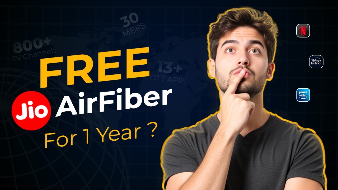 Is Jio’s Free Air Fiber Connection a Good Deal? Find It Now! - YouTube