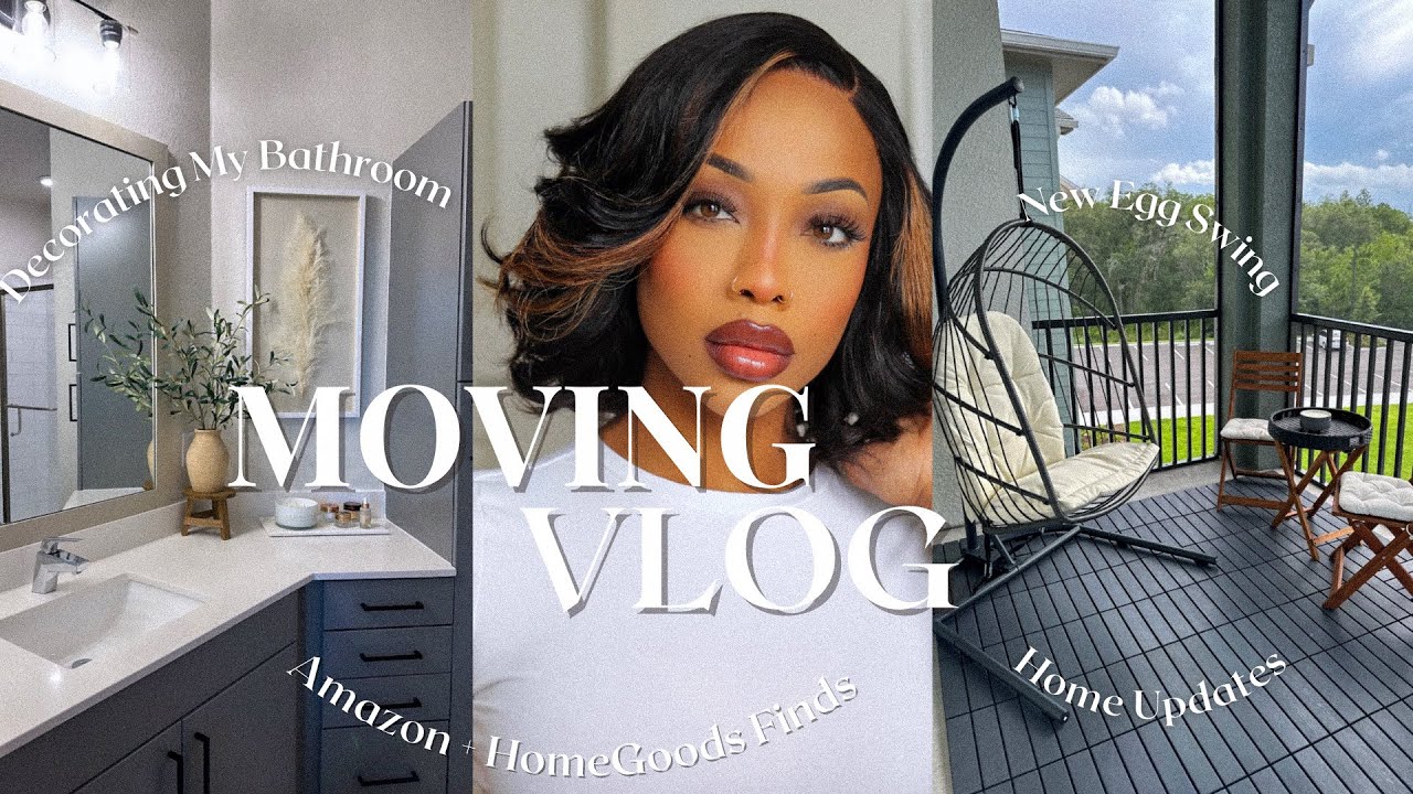 MOVING VLOG 3 :I’m A Do It Myself!Decorating My Bathroom, HomeGoods ...