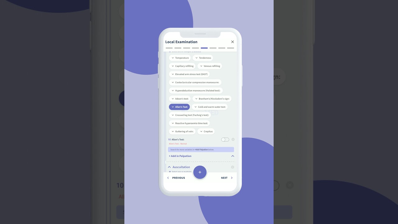 Allens's Test - How to document Findings | BasidiaMED Practice #shorts ...