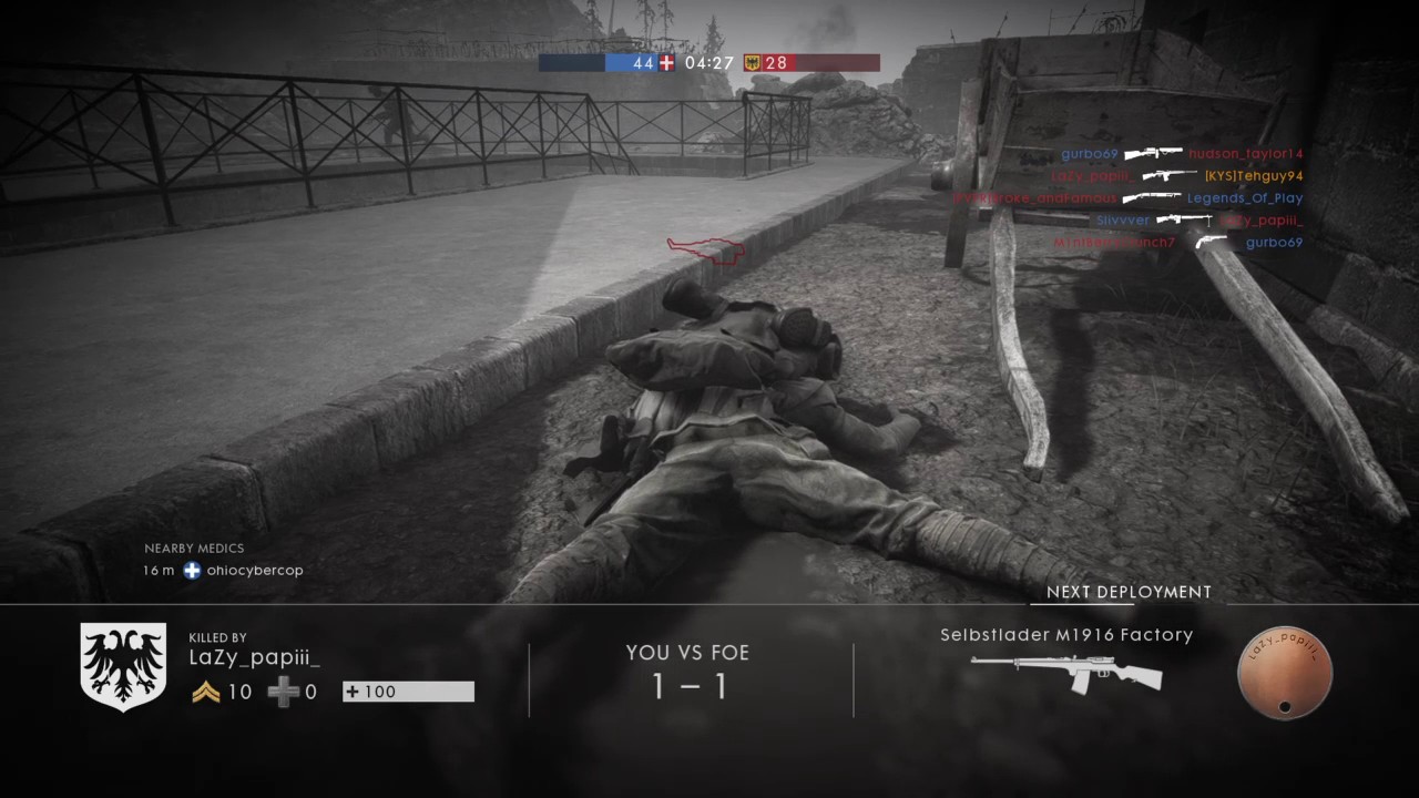 BF1 Huot Automatic Optical Gameplay (New Support Gun!) - YouTube