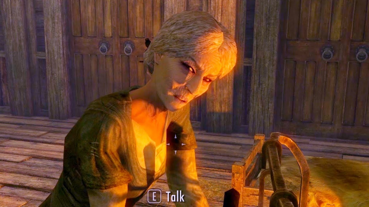 Talk with Grelod the Kind before assassination. Skyrim Anniversary ...