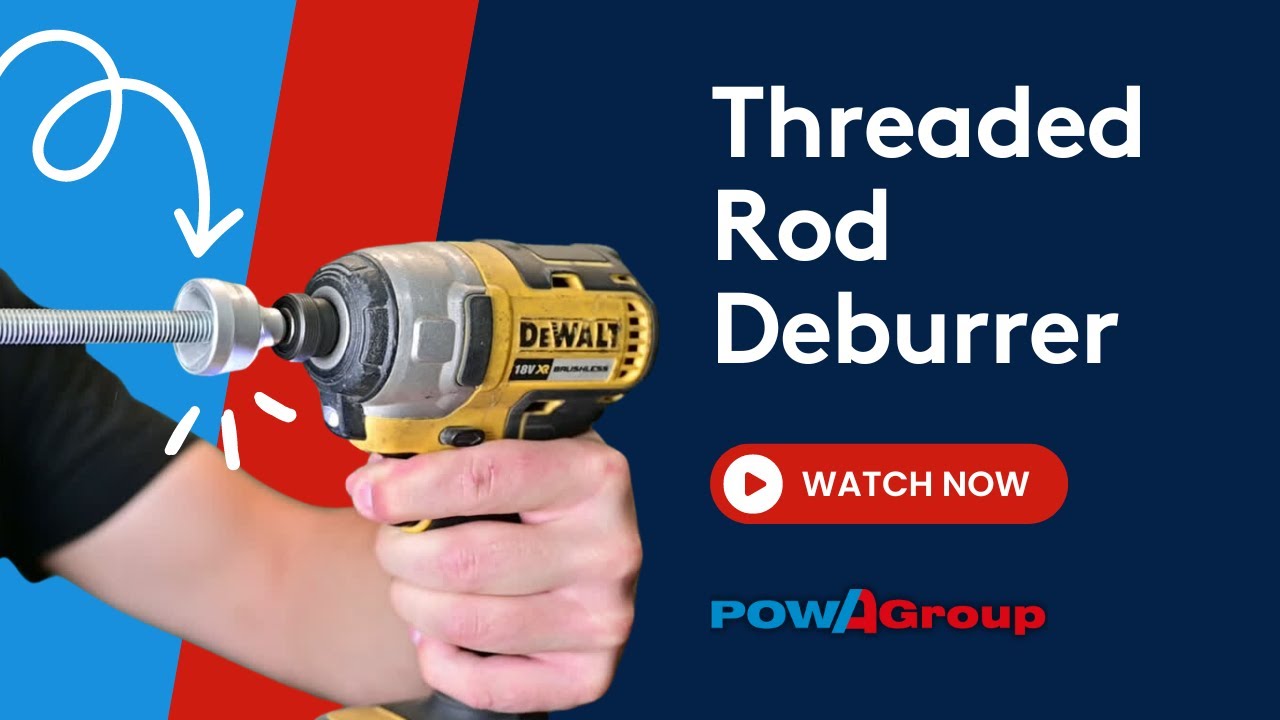 Threaded Rod Deburrer - YouTube